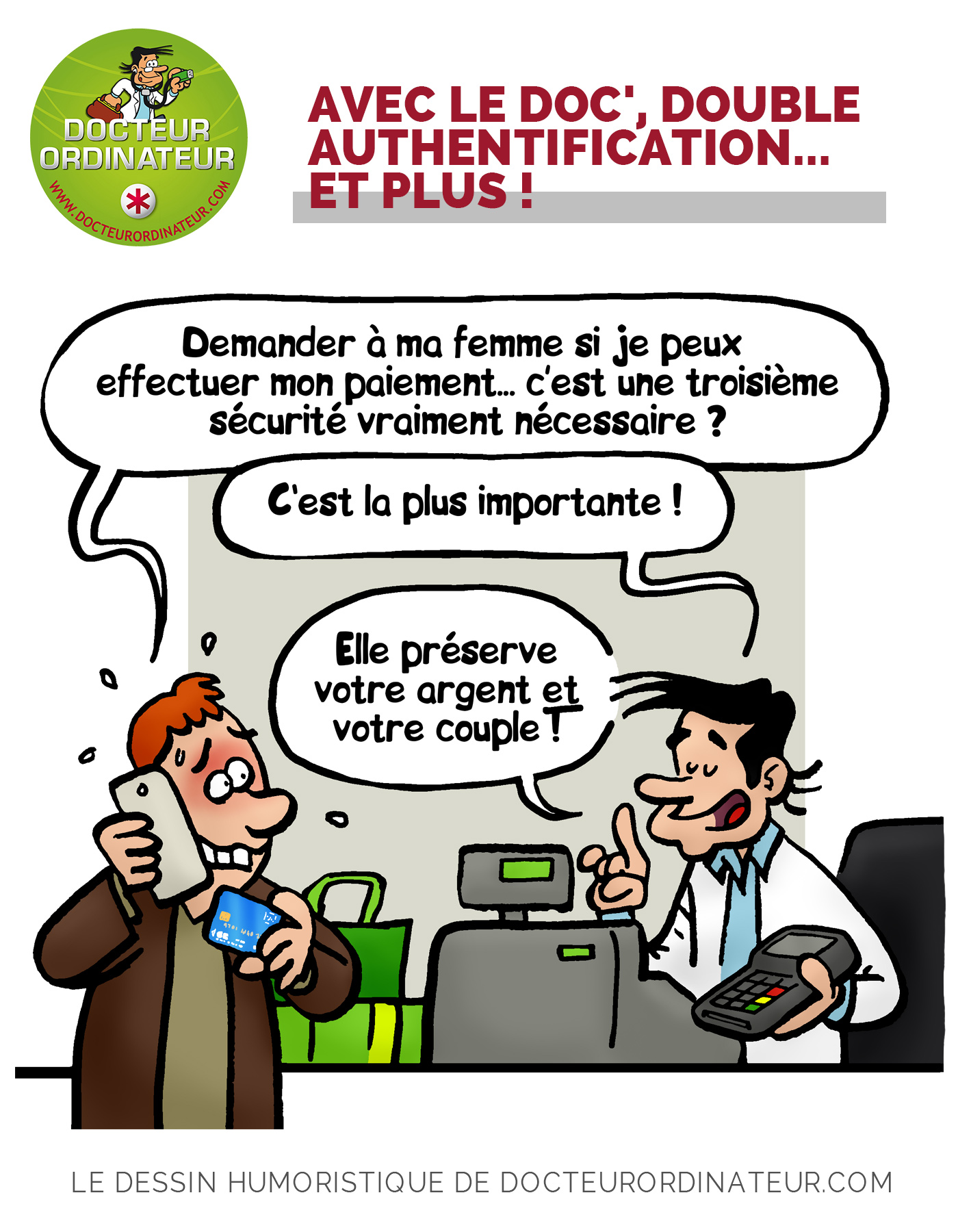 Le dessin humoristique du Doc' - Docteur Ordinateur